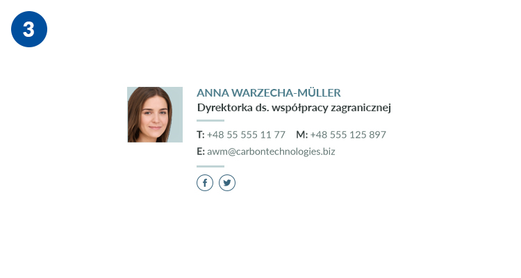 Projekt Stopki Email | Profesjonalna stopka mailowa