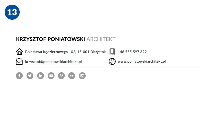 Projekt Stopki Email | Profesjonalna stopka mailowa