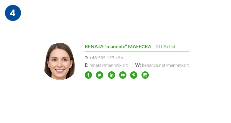 Projekt Stopki Email | Profesjonalna stopka mailowa