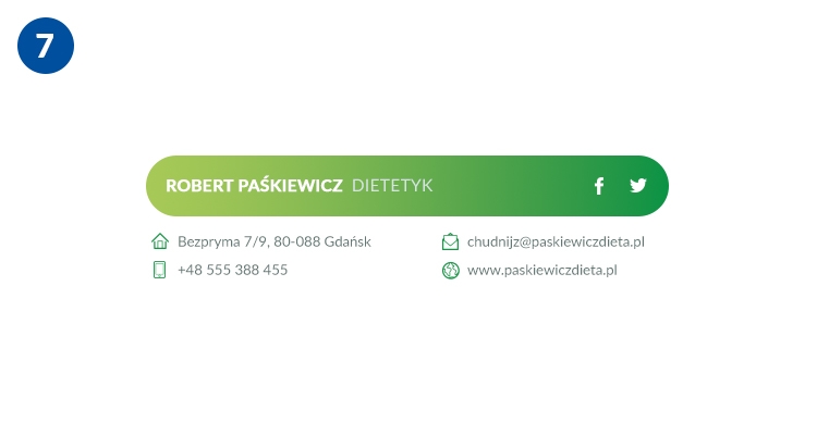 Projekt Stopki Email | Profesjonalna stopka mailowa