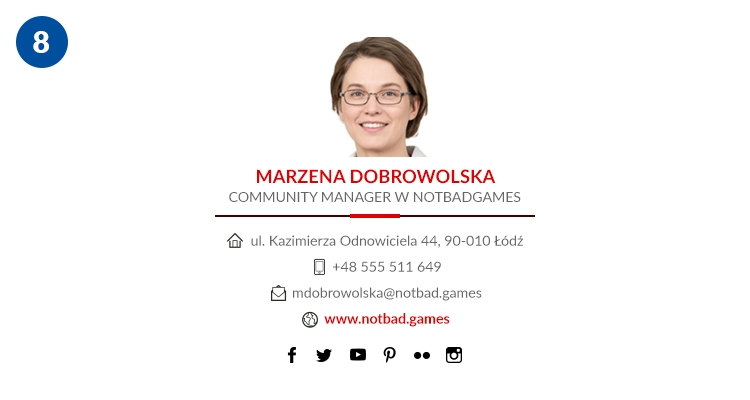 Projekt Stopki Email | Profesjonalna stopka mailowa