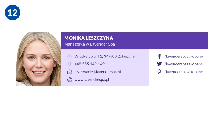 Projekt Stopki Email | Profesjonalna stopka mailowa